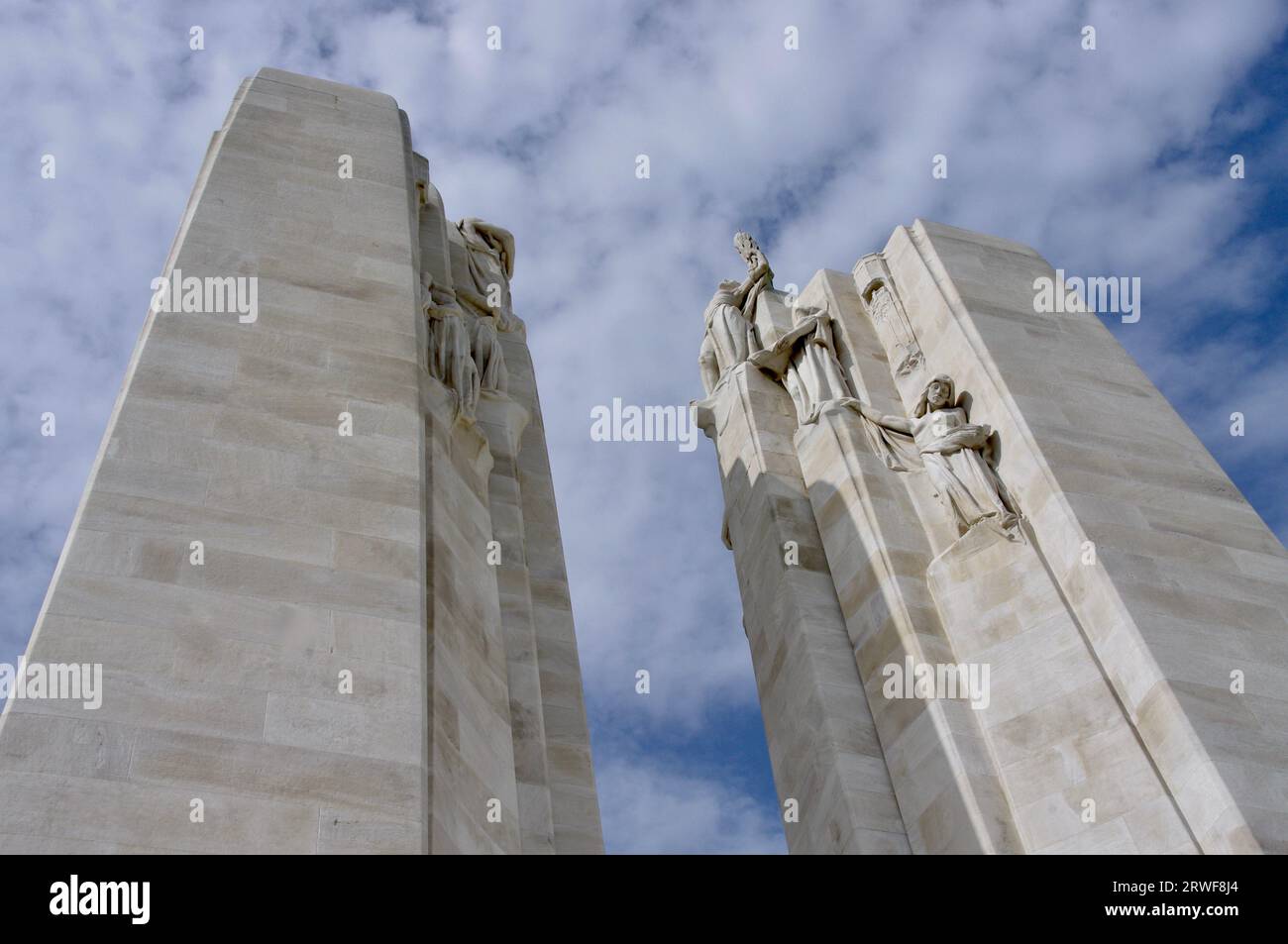 The Canadian National Vimy Memorial at Vimy Ridge. Vimy, France Stock ...
