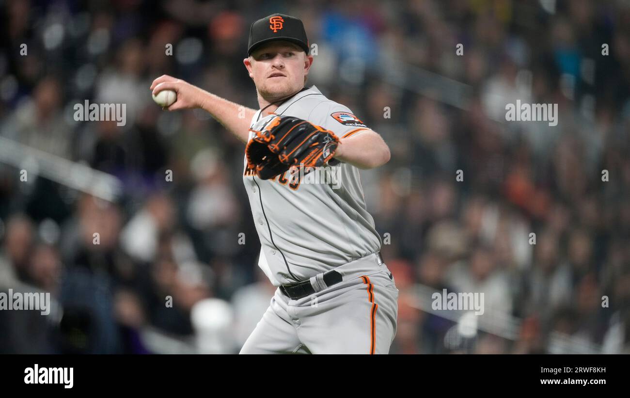 San Francisco Giants starting pitcher Logan Webb (62) in the seventh ...