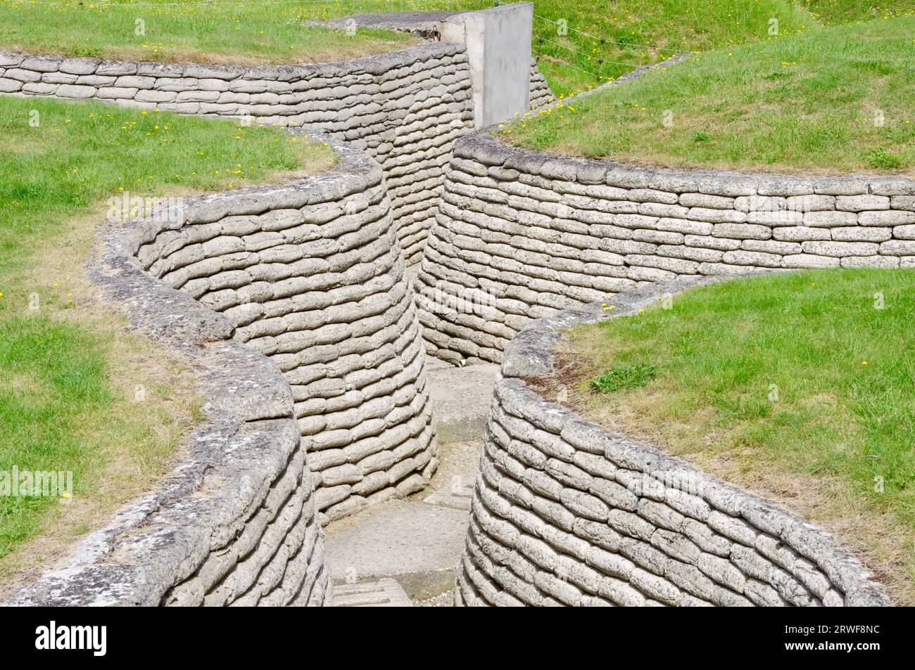 Sandbags wwi trench hi-res stock photography and images - Alamy