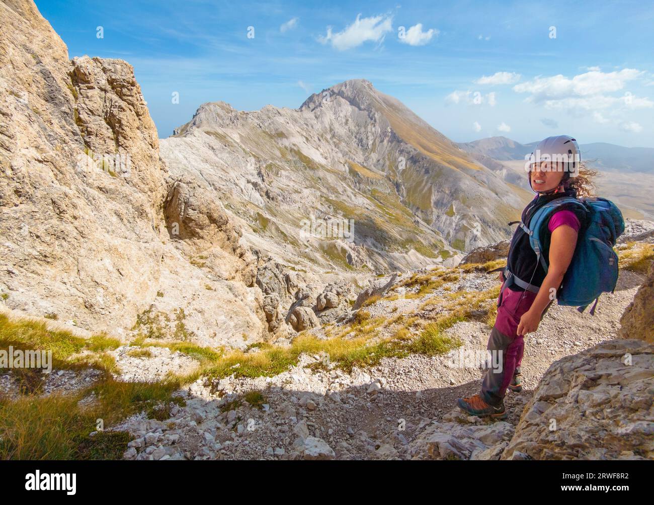 Monte Prena (Italy) - A peak in the mountain summit named Gran Sasso ...