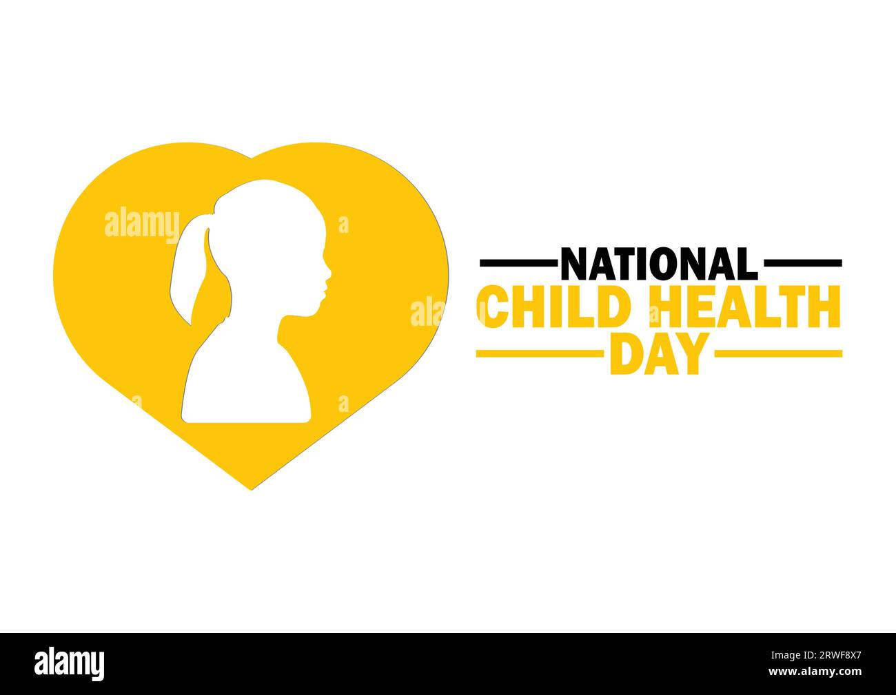 National Child Health Day Vector illustration. Holiday concept ...