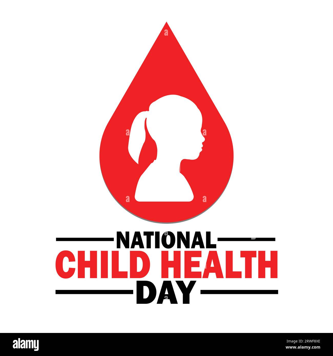 National Child Health Day Vector illustration. Suitable for greeting ...