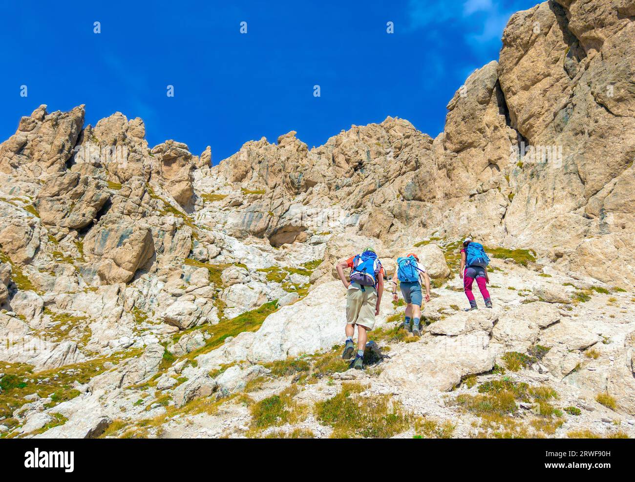 Monte Prena (Italy) - A peak in the mountain summit named Gran Sasso ...