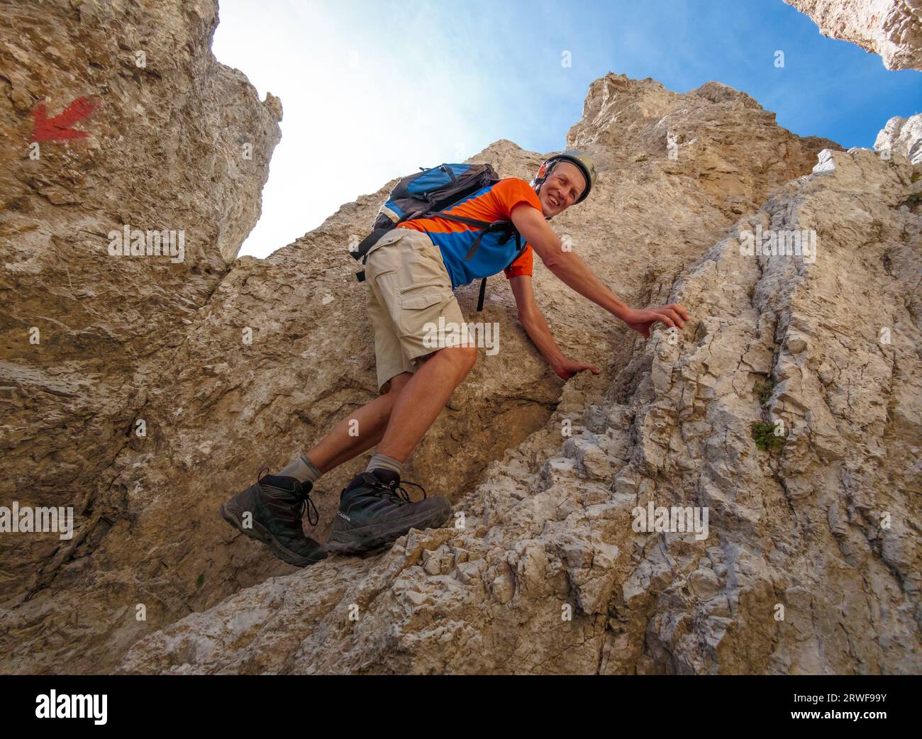 Monte Prena (Italy) - A peak in the mountain summit named Gran Sasso ...