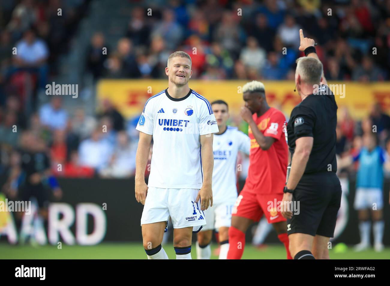 Farum, Denmark. 16th, September 2023. Andreas Cornelius (14) of FC Copenhagen seen during the 3F ...