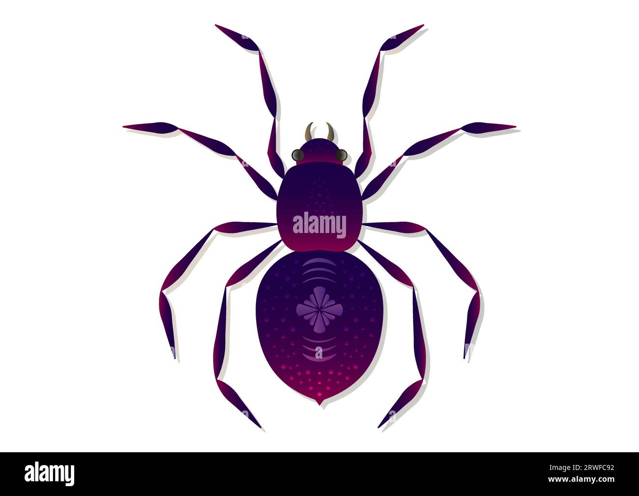 Spider Vector Art isolated on white background Stock Vector Image & Art ...