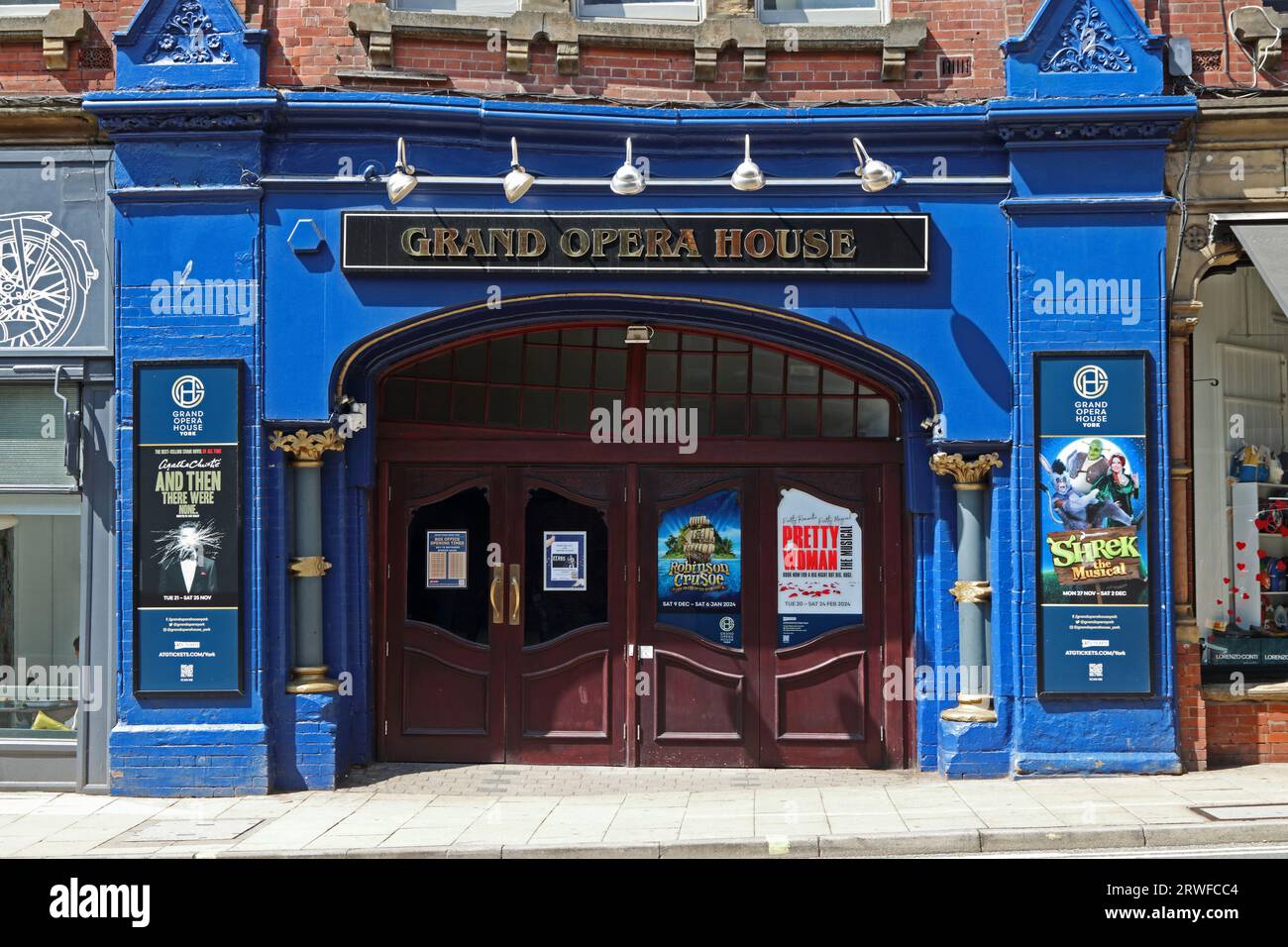 Entrance to Grand Opera House, York Stock Photo - Alamy