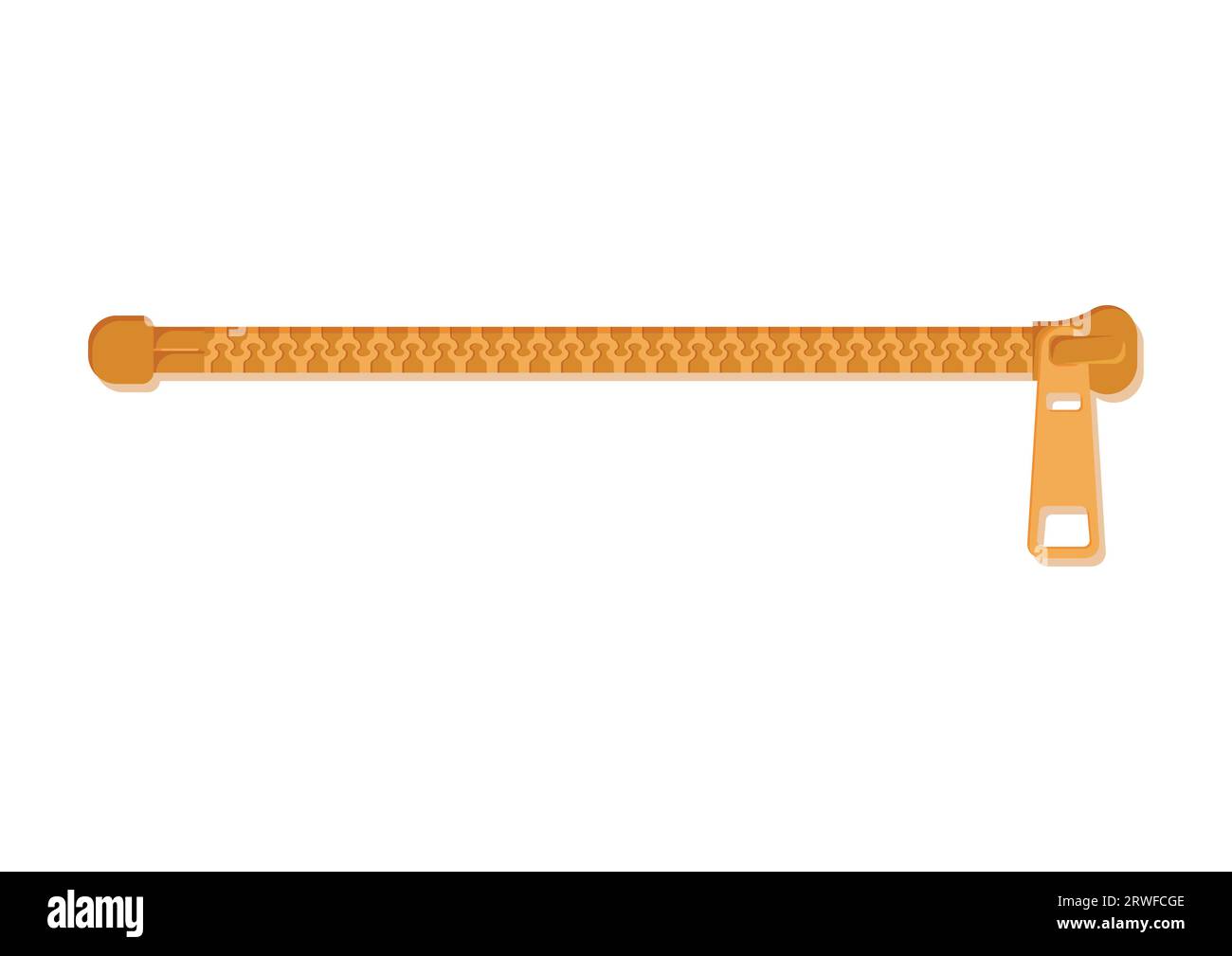 Zipper clipart vector flat design on white background Stock Vector ...