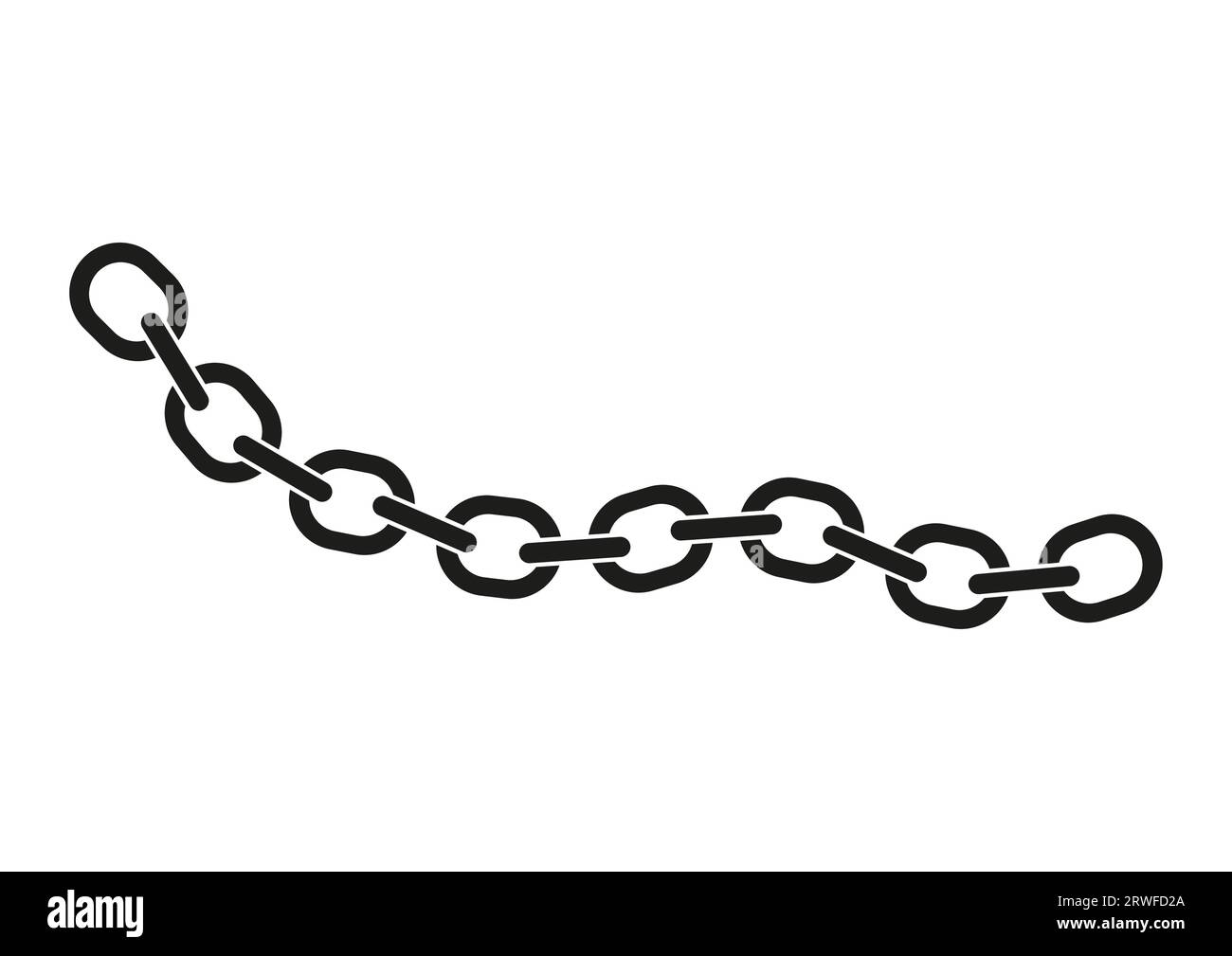 Chain iron steel metal Stock Vector Images - Alamy