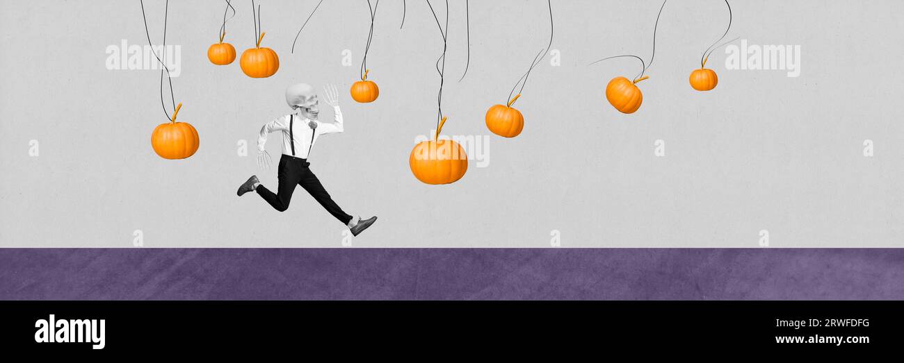 3d thematic art collage of dead human headless skeleton mexican costume ...