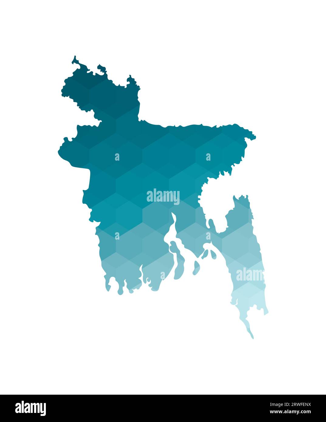 Vector isolated illustration icon with simplified blue silhouette of ...