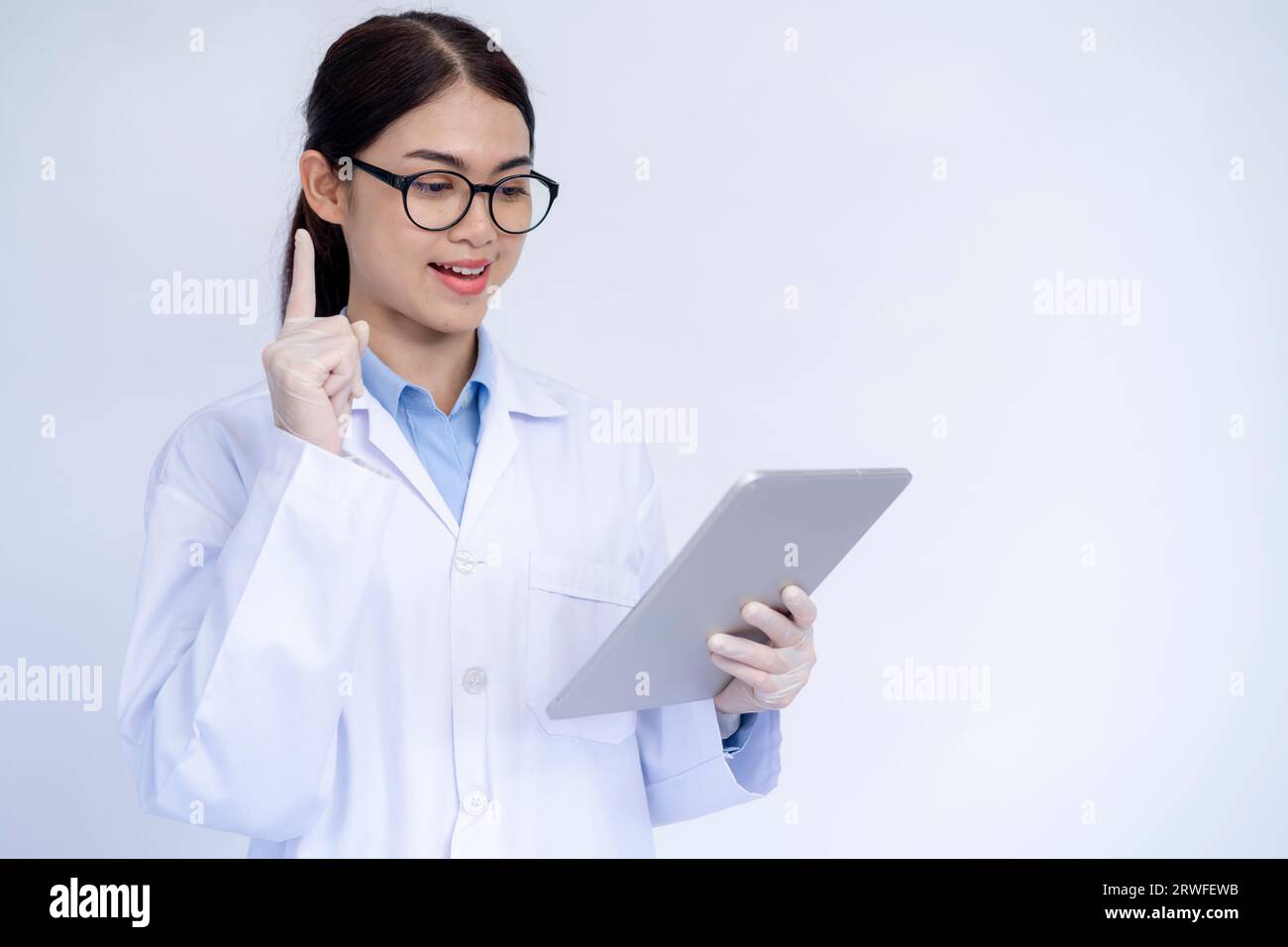 Smart woman doctor scientist hi-res stock photography and images - Alamy