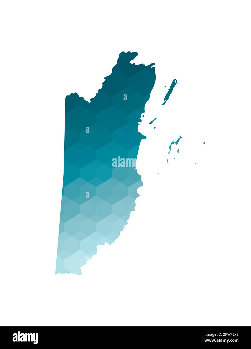 Belize map hi-res stock photography and images - Alamy