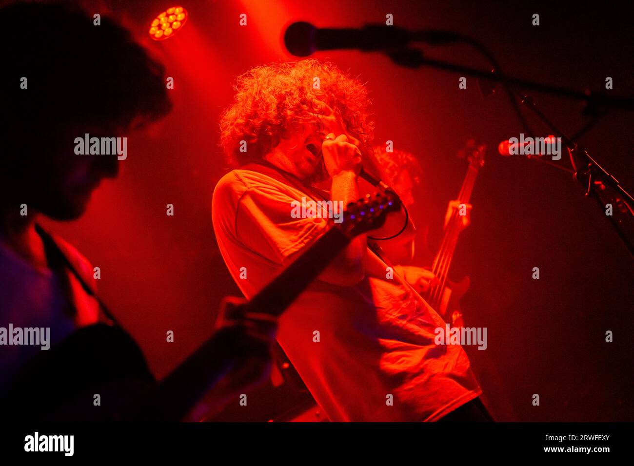 Edinburgh, Scotland. Mon 18 September 2023. Irish punk noise band Naked ...