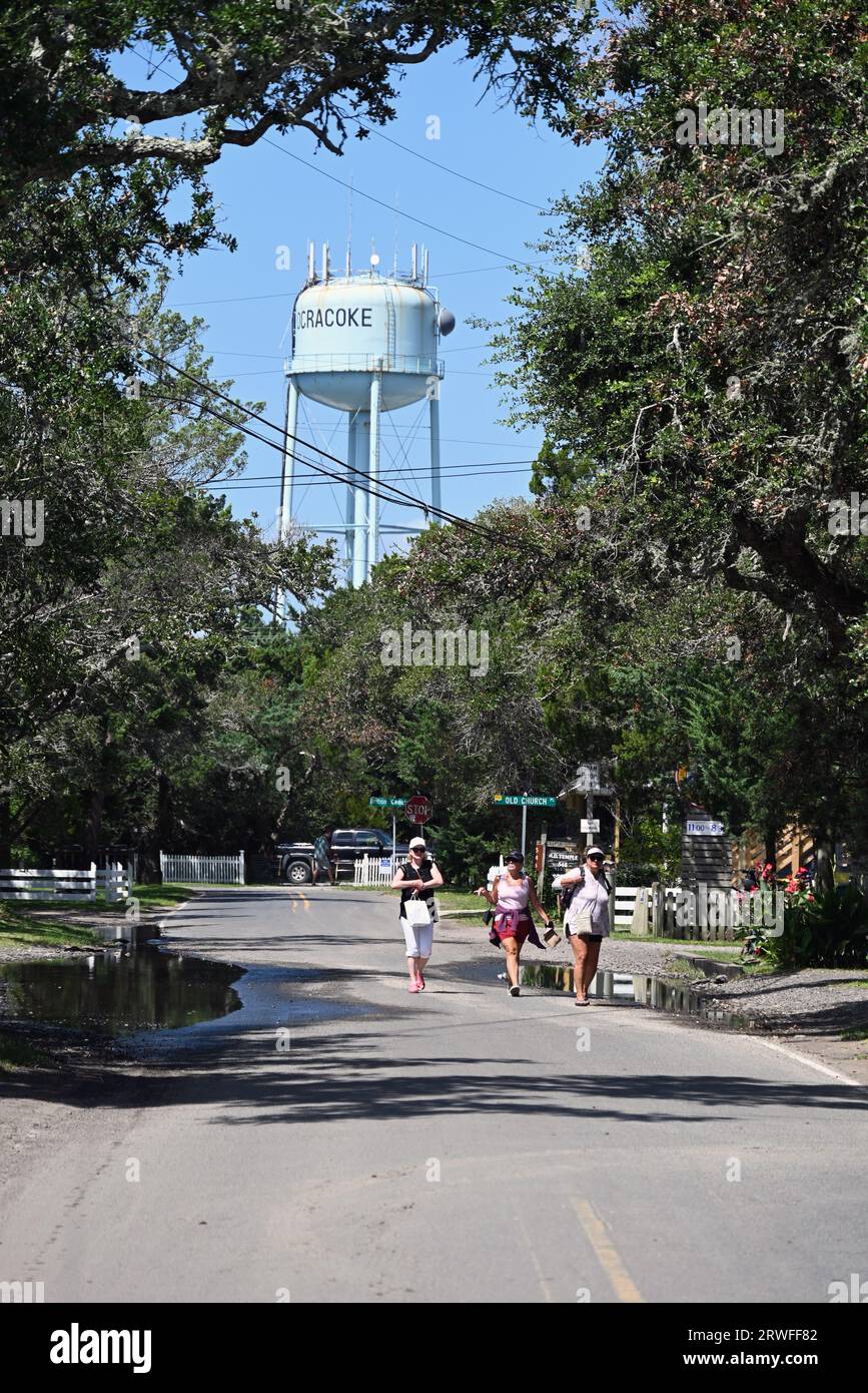 Quiet village road lined hi-res stock photography and images - Alamy