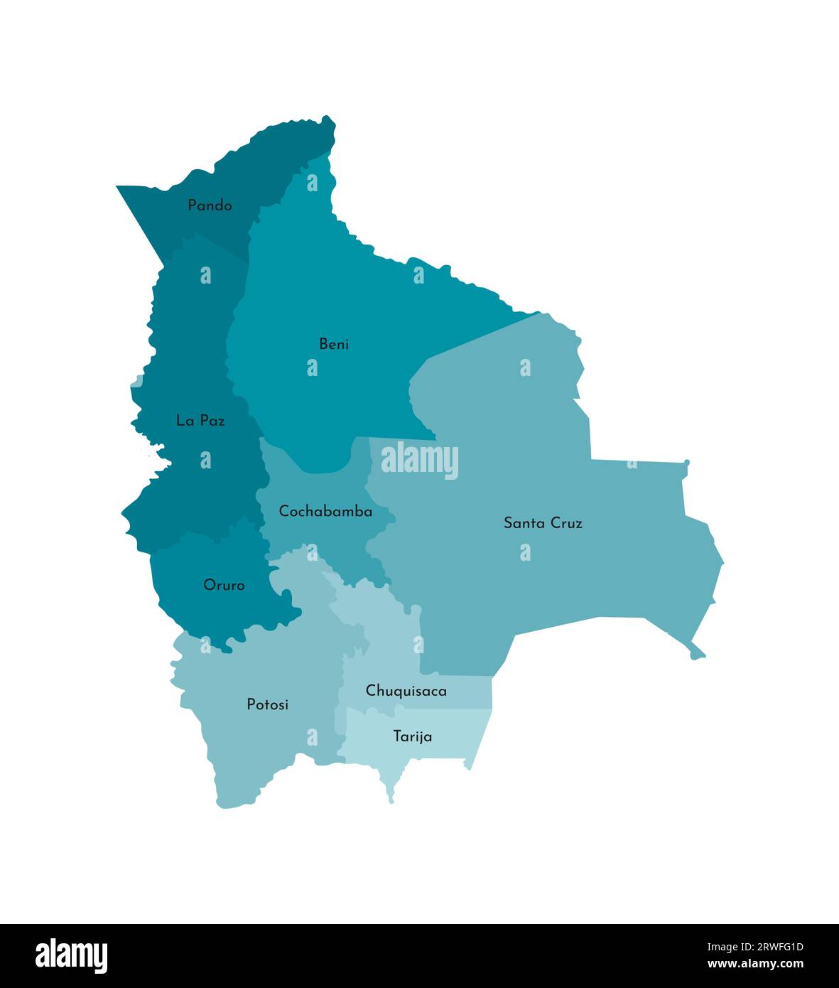 Cochabamba map hi-res stock photography and images - Alamy