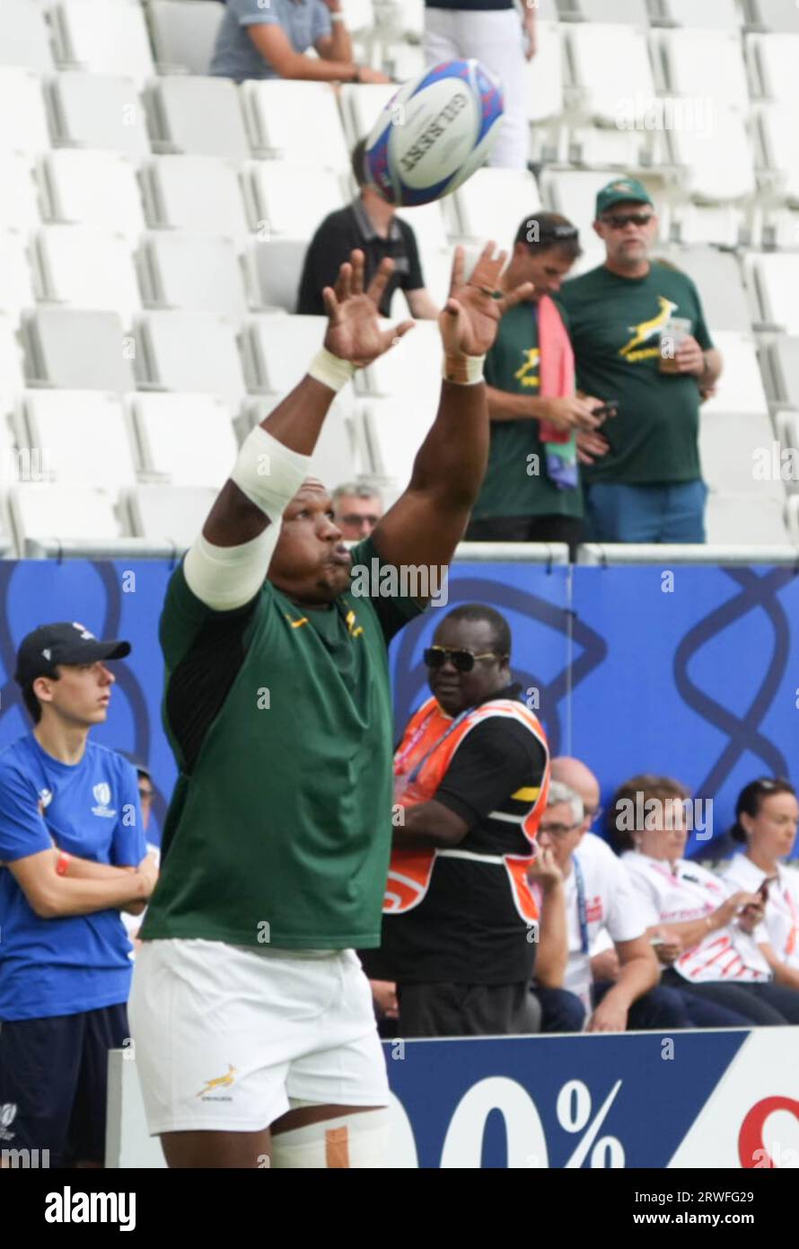 Bongi MBONAMBI of South Africa during the World Cup 2023, Pool B rugby ...