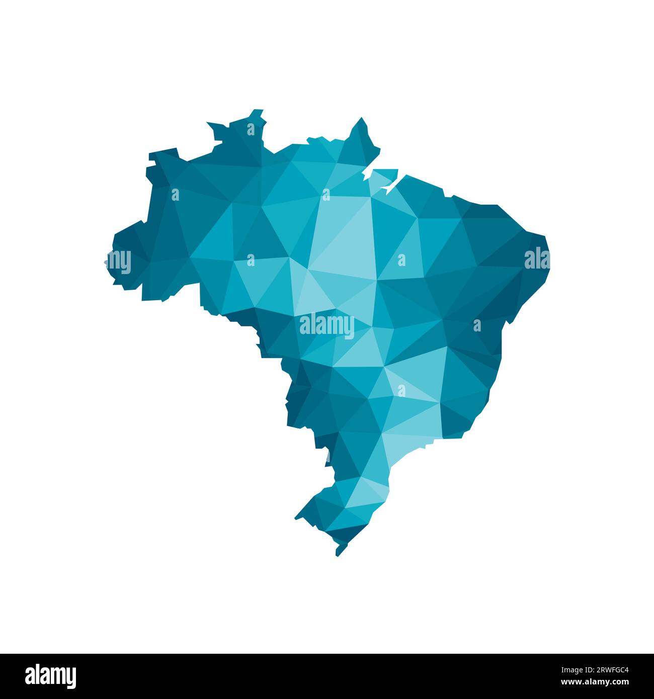 Brasil map Cut Out Stock Images & Pictures - Alamy