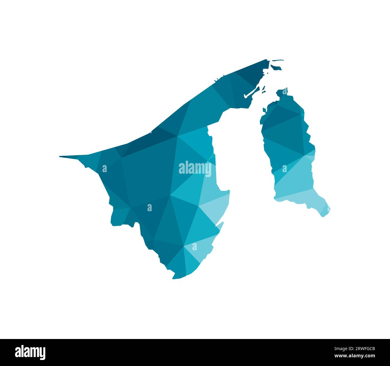 Vector isolated illustration icon with simplified blue silhouette of ...