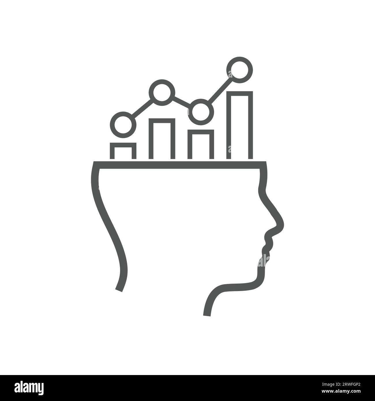 Analytics thinking concept. Business Intelligence manager. Perfect ...