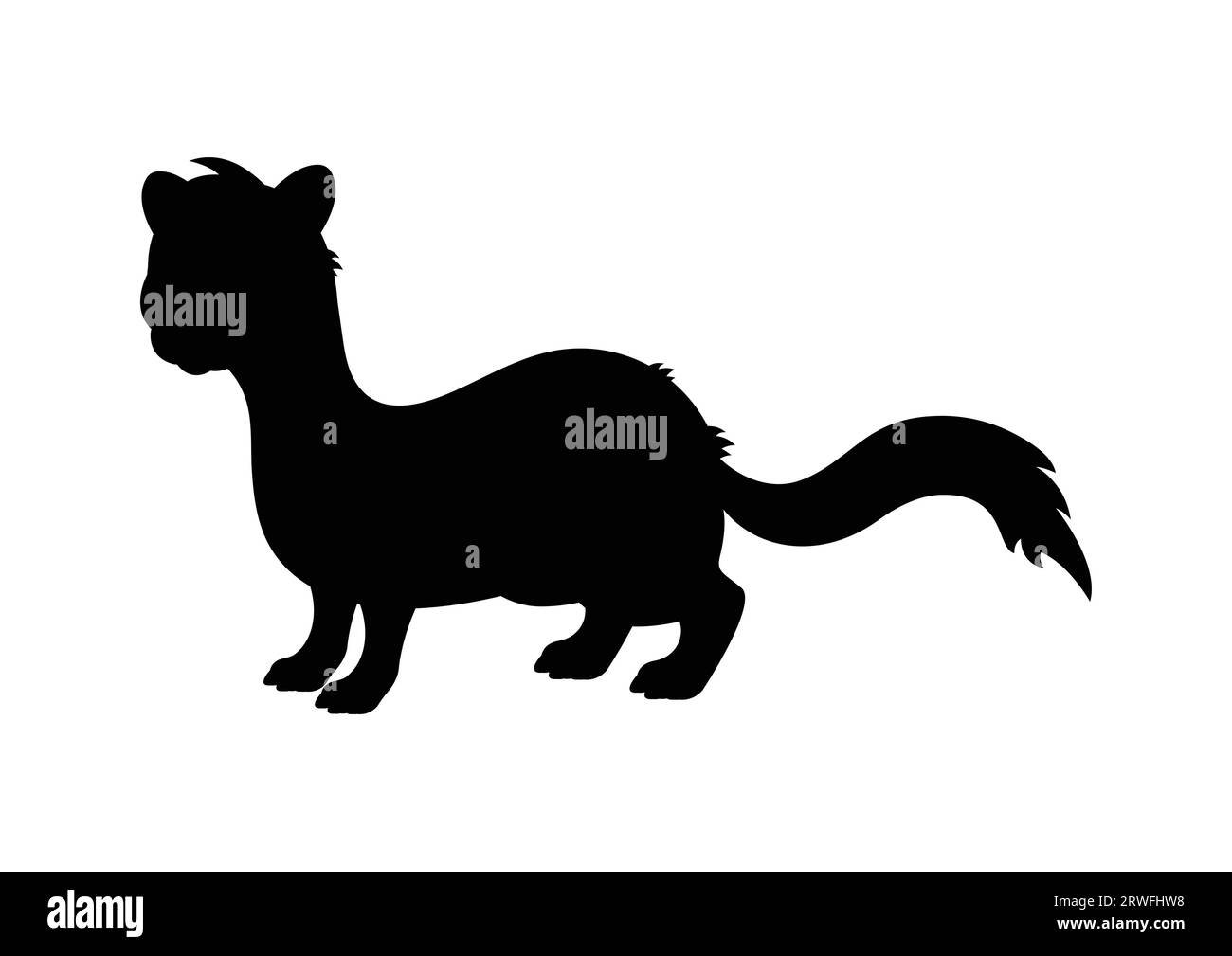 Whale silhouette on ocean Cut Out Stock Images & Pictures - Alamy