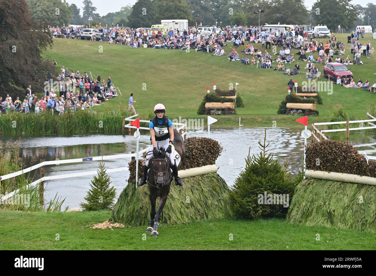 Caroline Harris on Falko TH, cross country phase of the CCI-L 4 ...