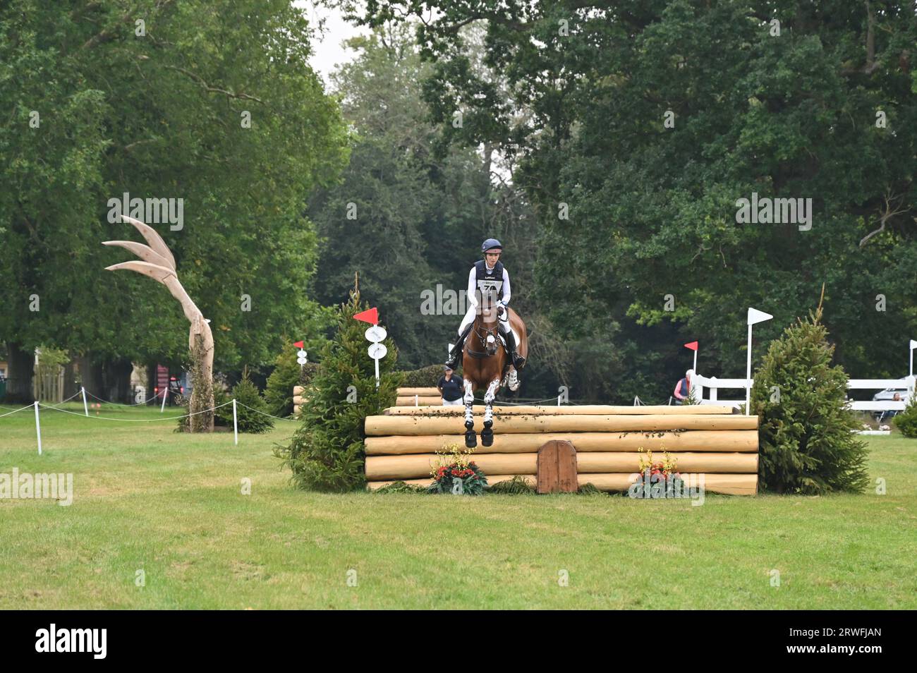 Kristina Hall-Jackson on Hawk Eye, cross country phase of the CCI-L 4 ...
