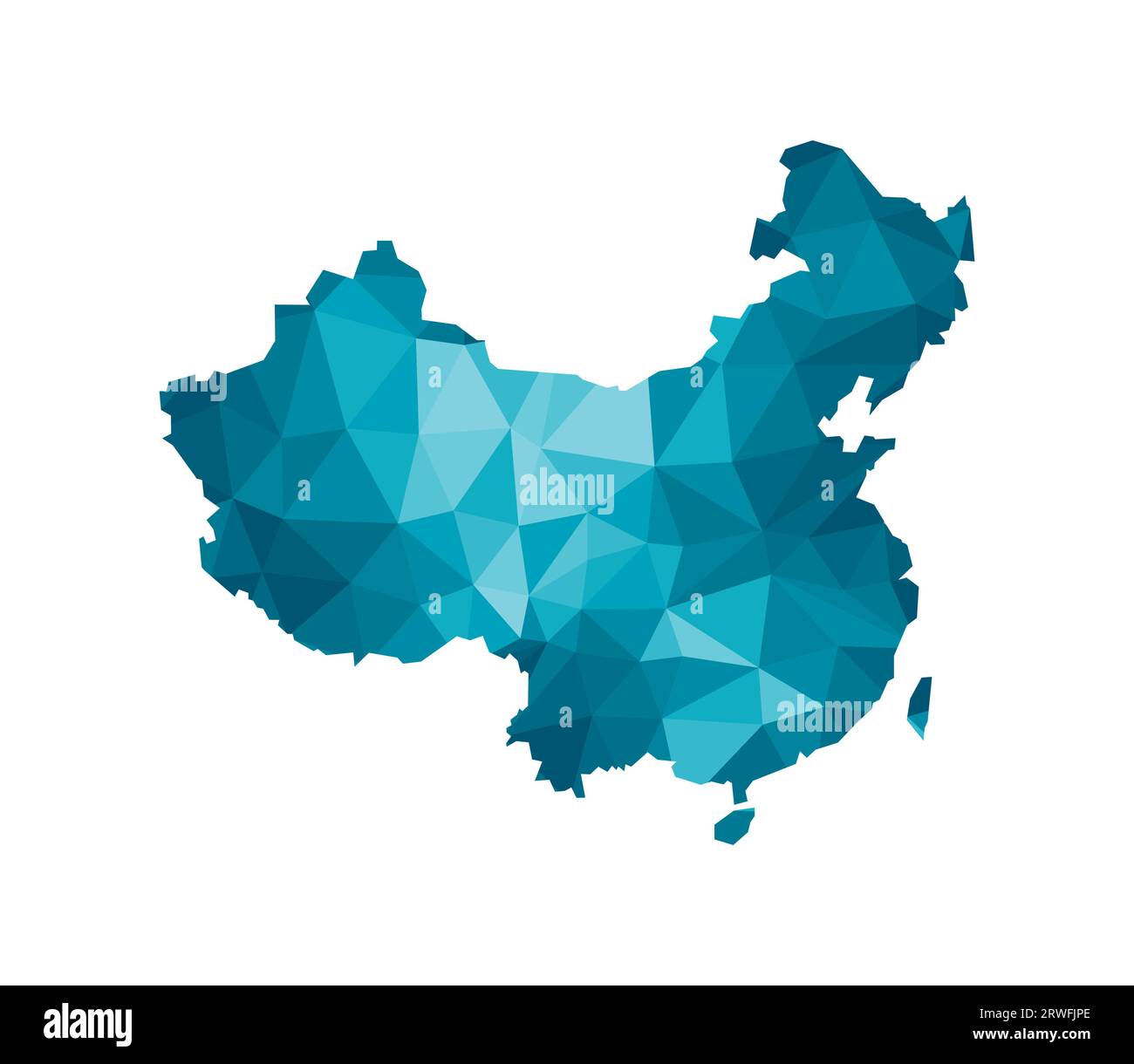 Vector isolated illustration icon with simplified blue silhouette of ...