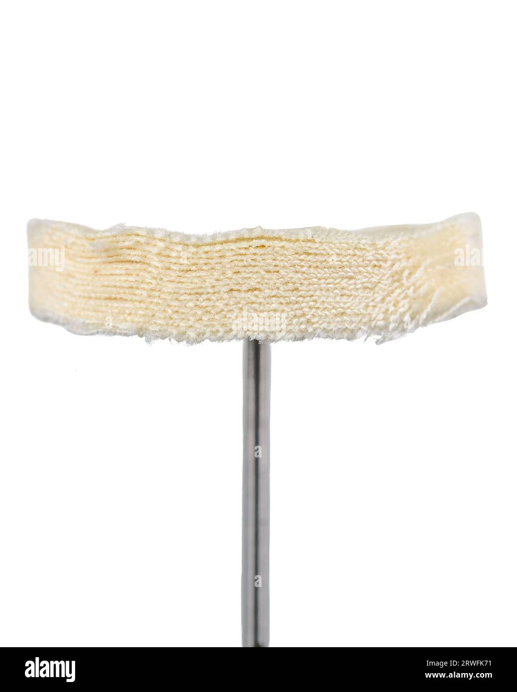 Small polishing brush for power tool. Isolated object Stock Photo - Alamy