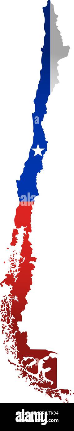 Chile map Stock Vector Images - Alamy