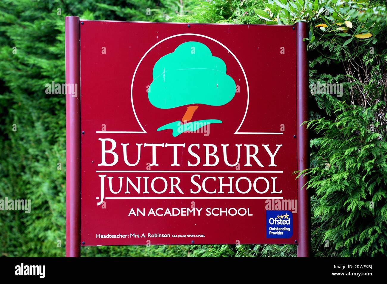 A general view of Buttsbury Junior School in Billericay, Essex, which ...