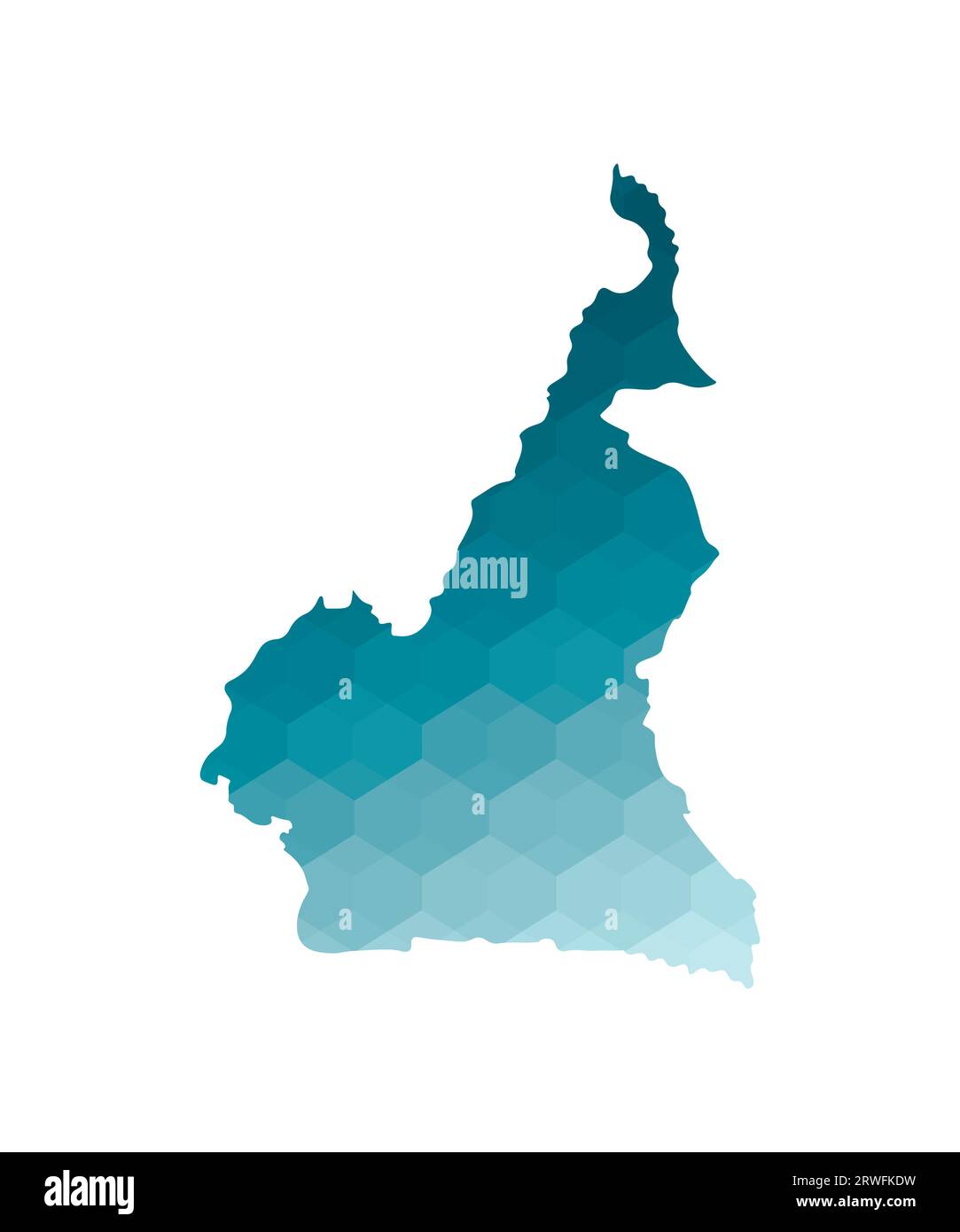 Cameroon map hi-res stock photography and images - Alamy