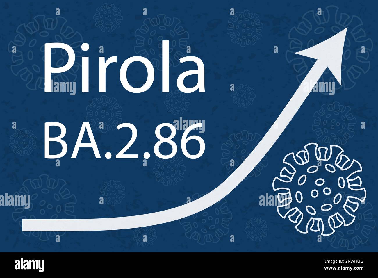 A new Omicron variant Pirola (BA.2.86). The arrow shows a dramatic ...