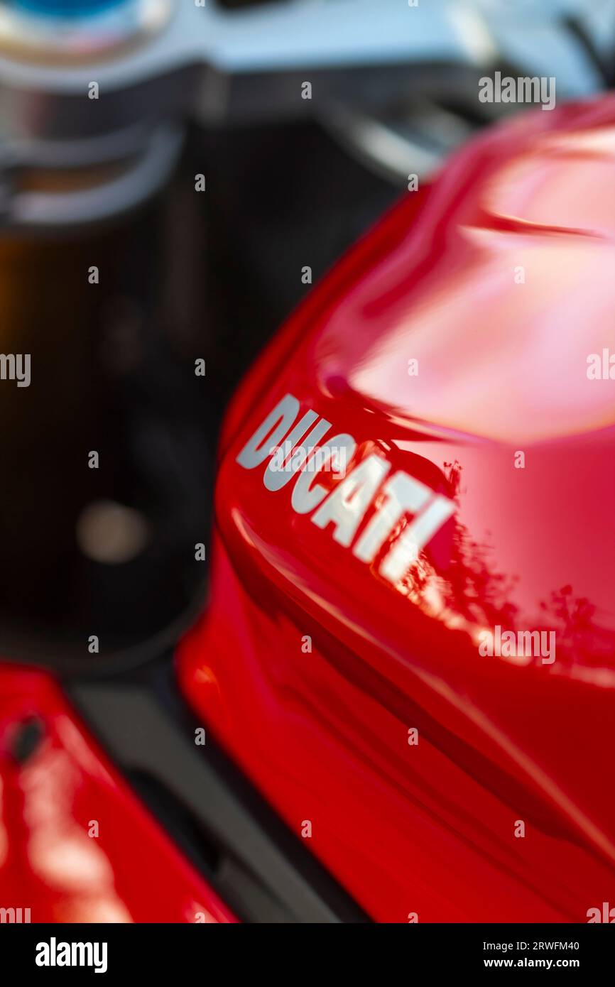 Ducati... the Ferrari of the bike world Stock Photo - Alamy