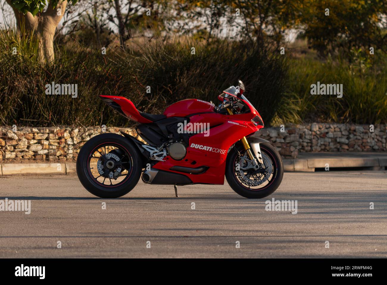 Ducati... the Ferrari of the bike world Stock Photo - Alamy
