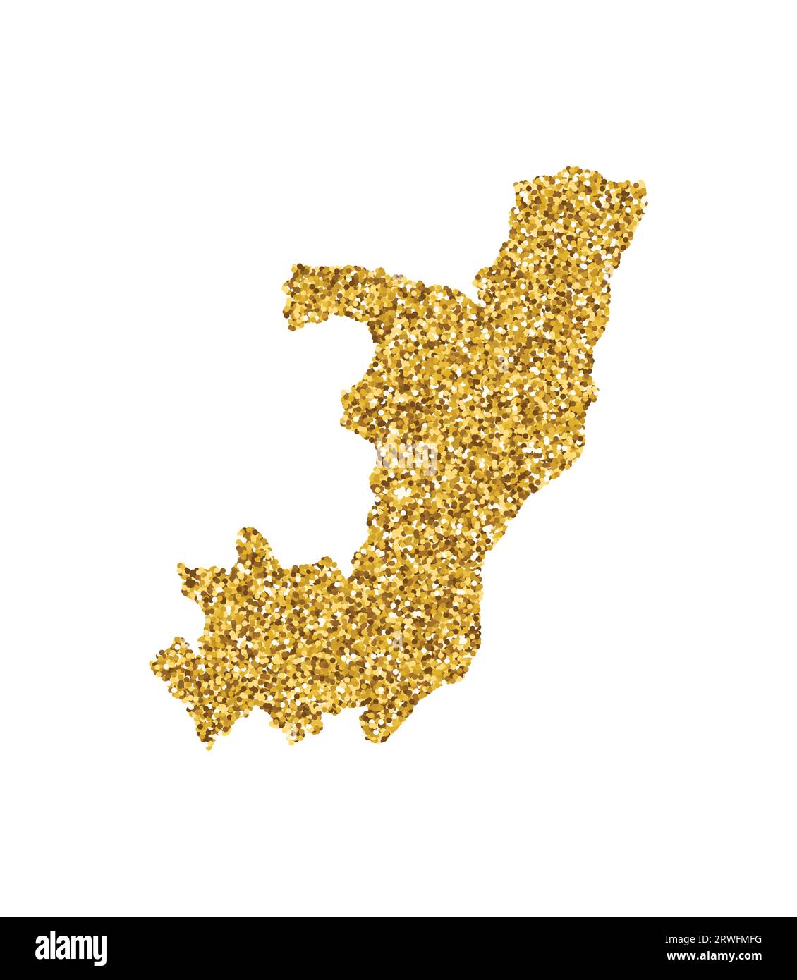 Congo gold map Cut Out Stock Images & Pictures - Alamy