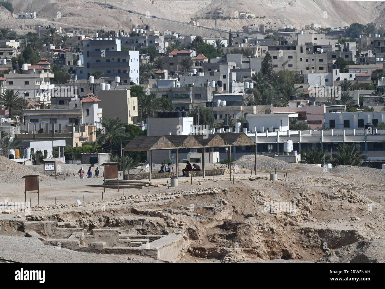 Jericho, West Bank. 19th Sep, 2023. A view of the ruins of Tel es ...