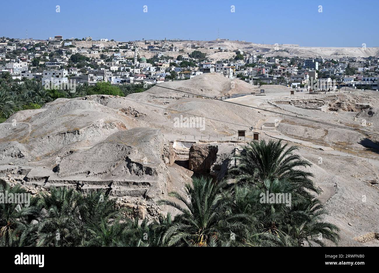 Jericho, West Bank. 19th Sep, 2023. A view of the ruins of Tel es ...