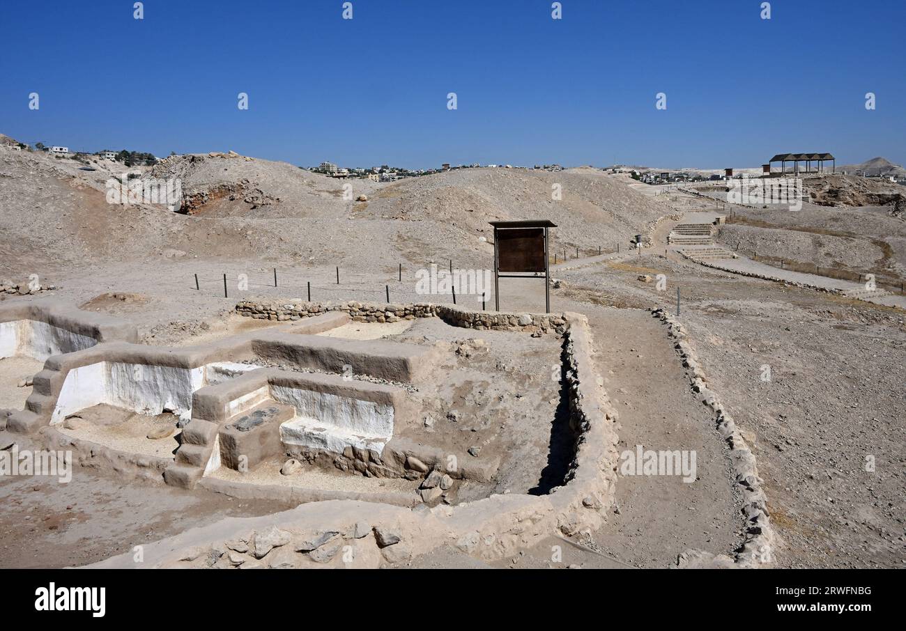 Jericho, West Bank. 19th Sep, 2023. A view of the ruins of Tel es ...