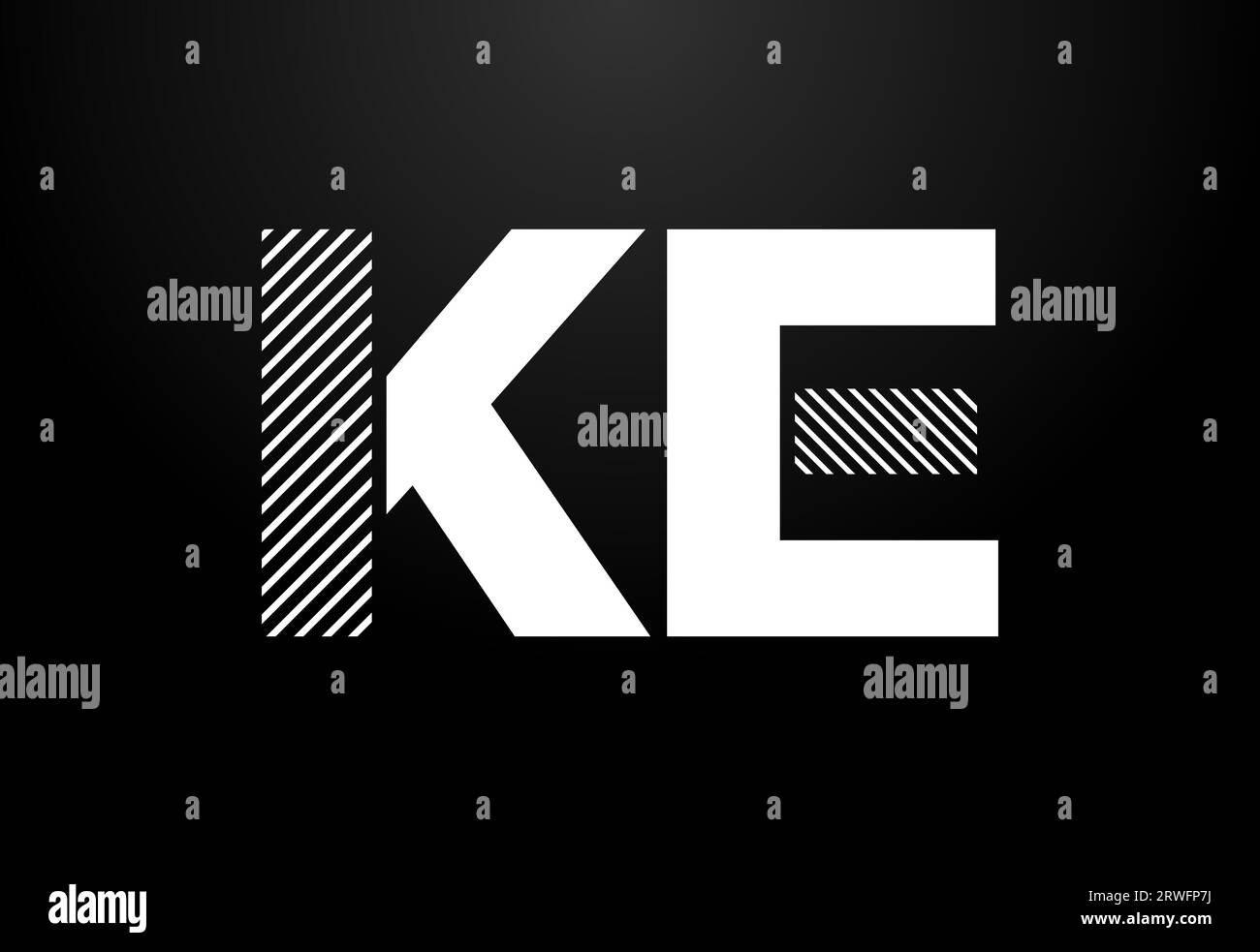 Ke circle logo Black and White Stock Photos & Images - Alamy
