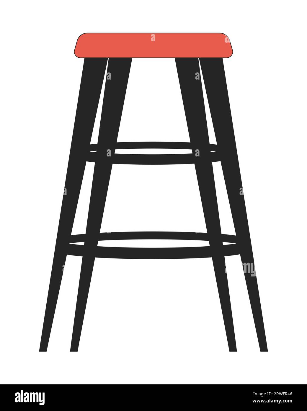 Bar stool 2D linear cartoon object Stock Vector Image & Art - Alamy Bar stool 2D linear cartoon object Stock Vector Image & Art - Alamy