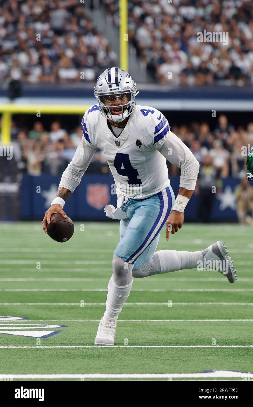 Dallas Cowboys quarterback Dak Prescott (4) looks to throw a pass ...