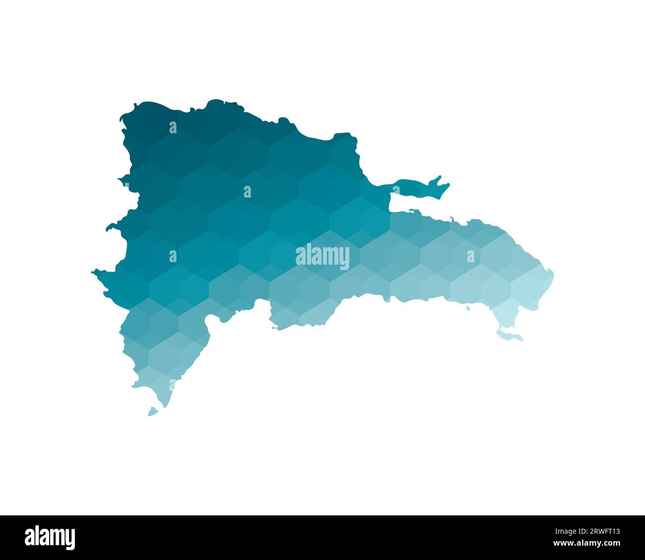 Vector isolated illustration icon with simplified blue silhouette of ...