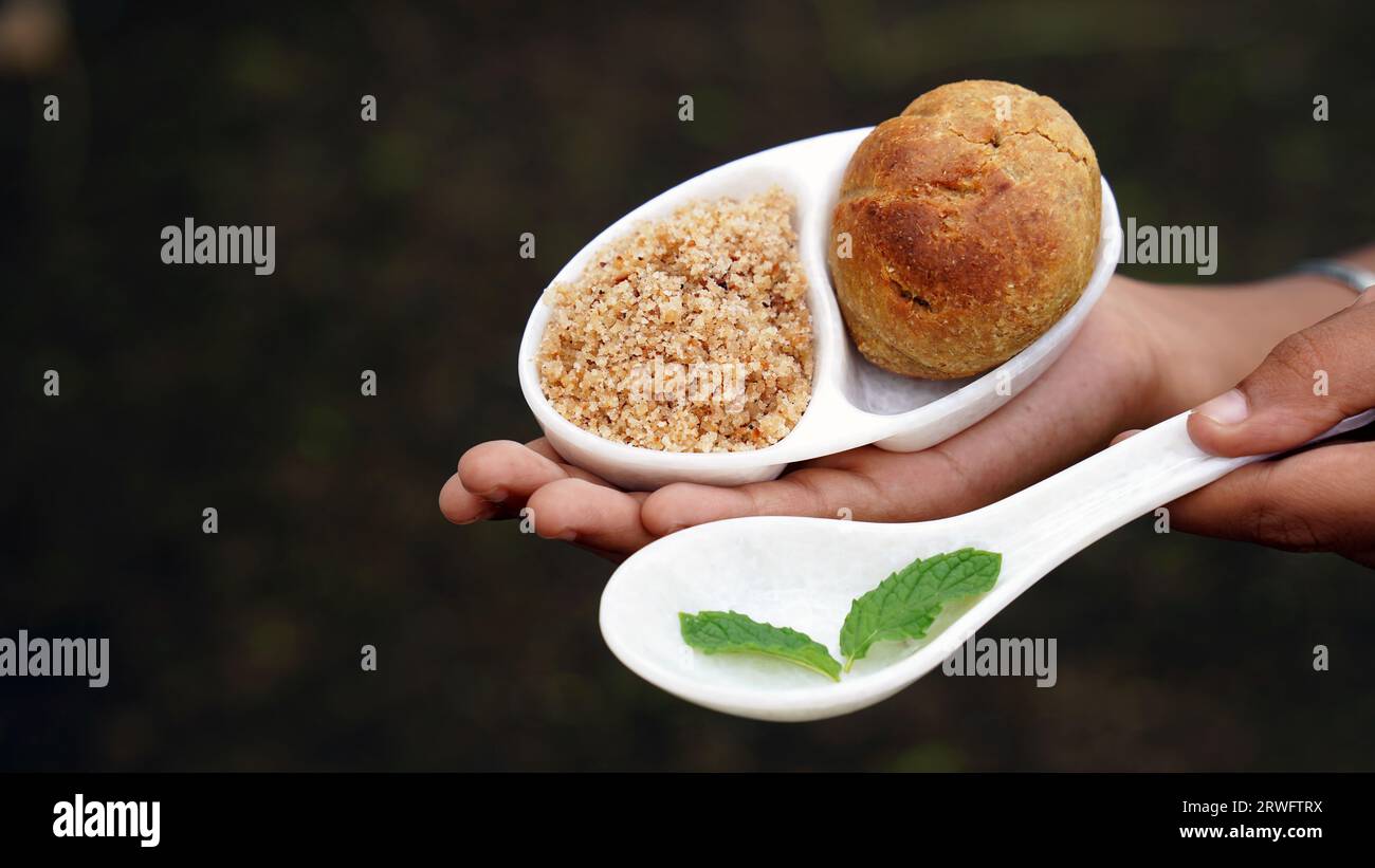 Rajasthani Traditional Cuisine Dal Baati Also Know as Dal Bati or Daal ...