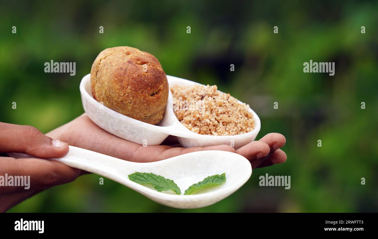 Rajasthani Traditional Cuisine Dal Baati Also Know as Dal Bati or Daal ...