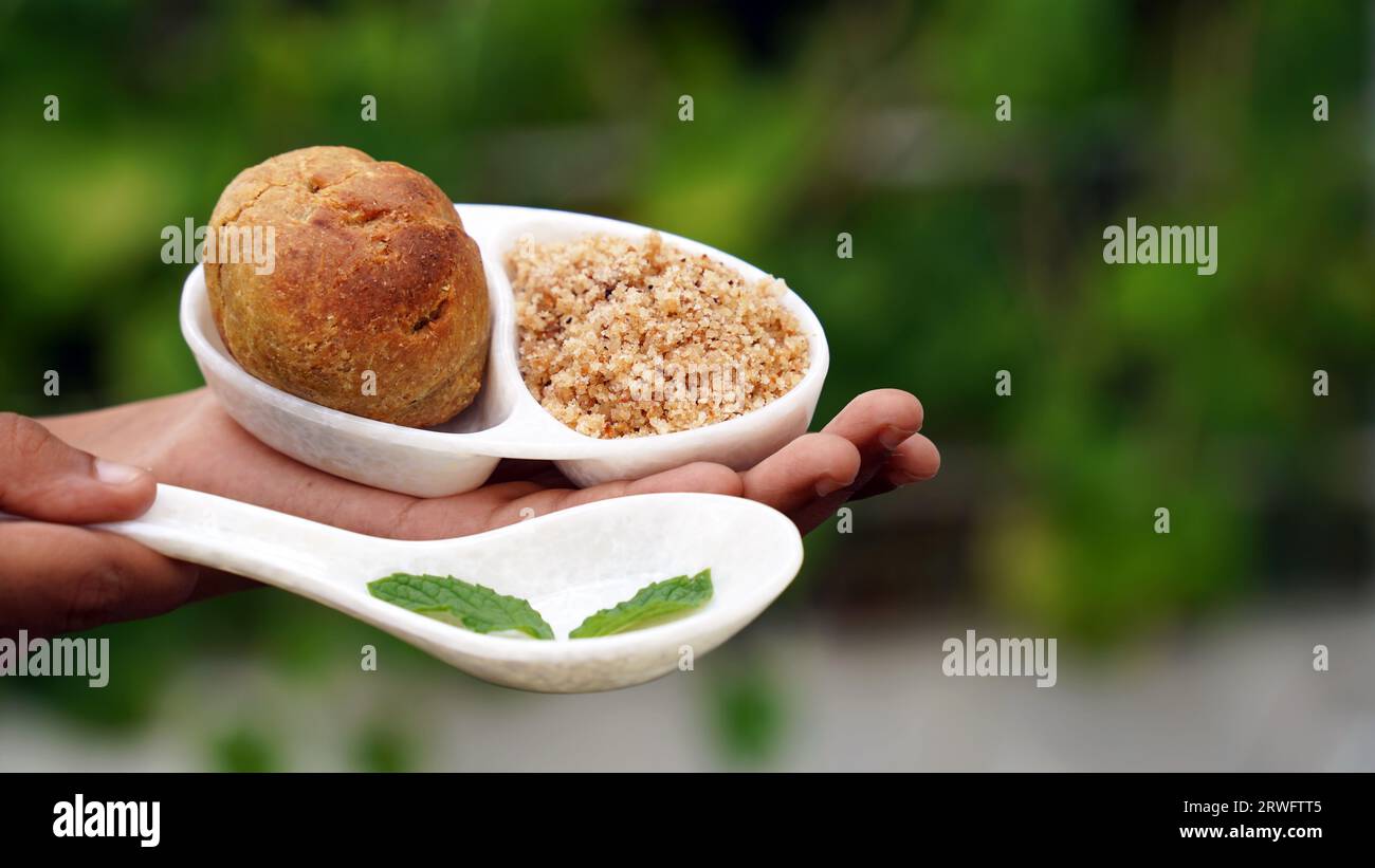 Rajasthani Traditional Cuisine Dal Baati Also Know as Dal Bati or Daal ...