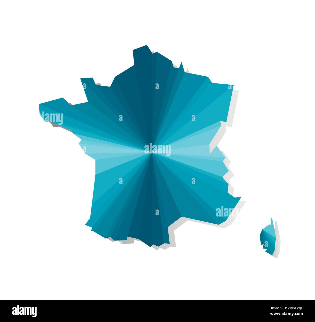 Vector isolated illustration icon with simplified blue silhouette of ...