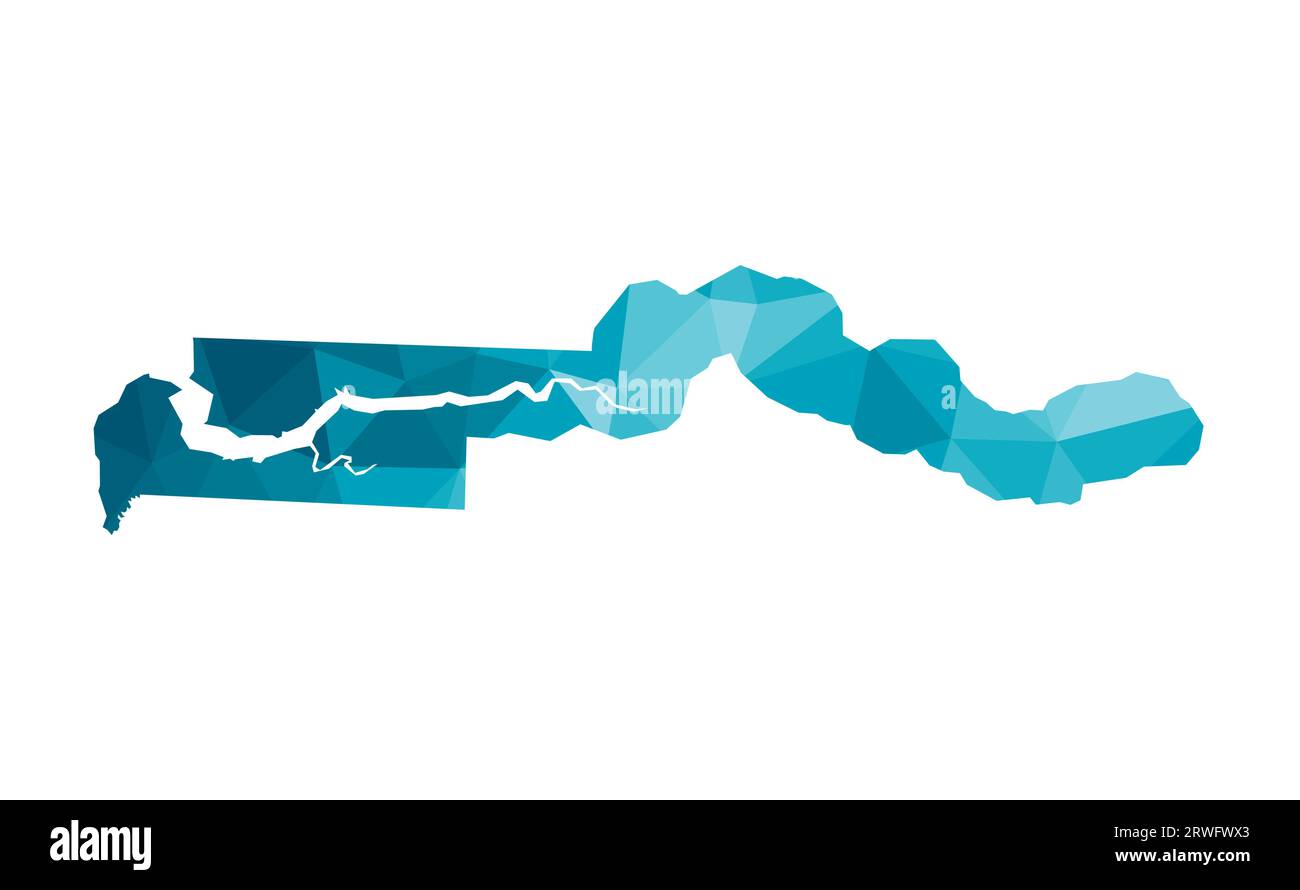 Vector isolated illustration icon with simplified blue silhouette of ...
