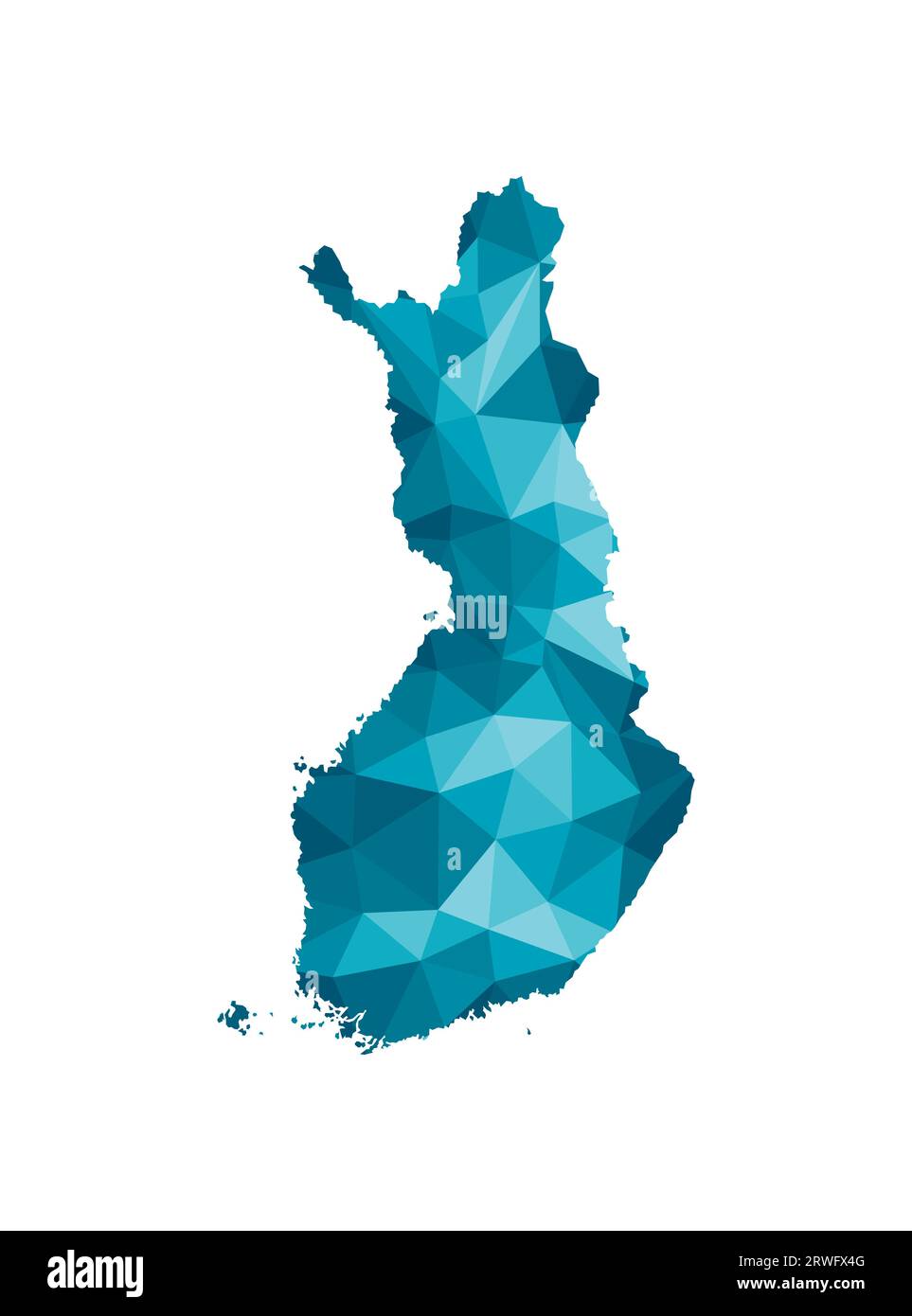 Vector isolated illustration icon with simplified blue silhouette of ...