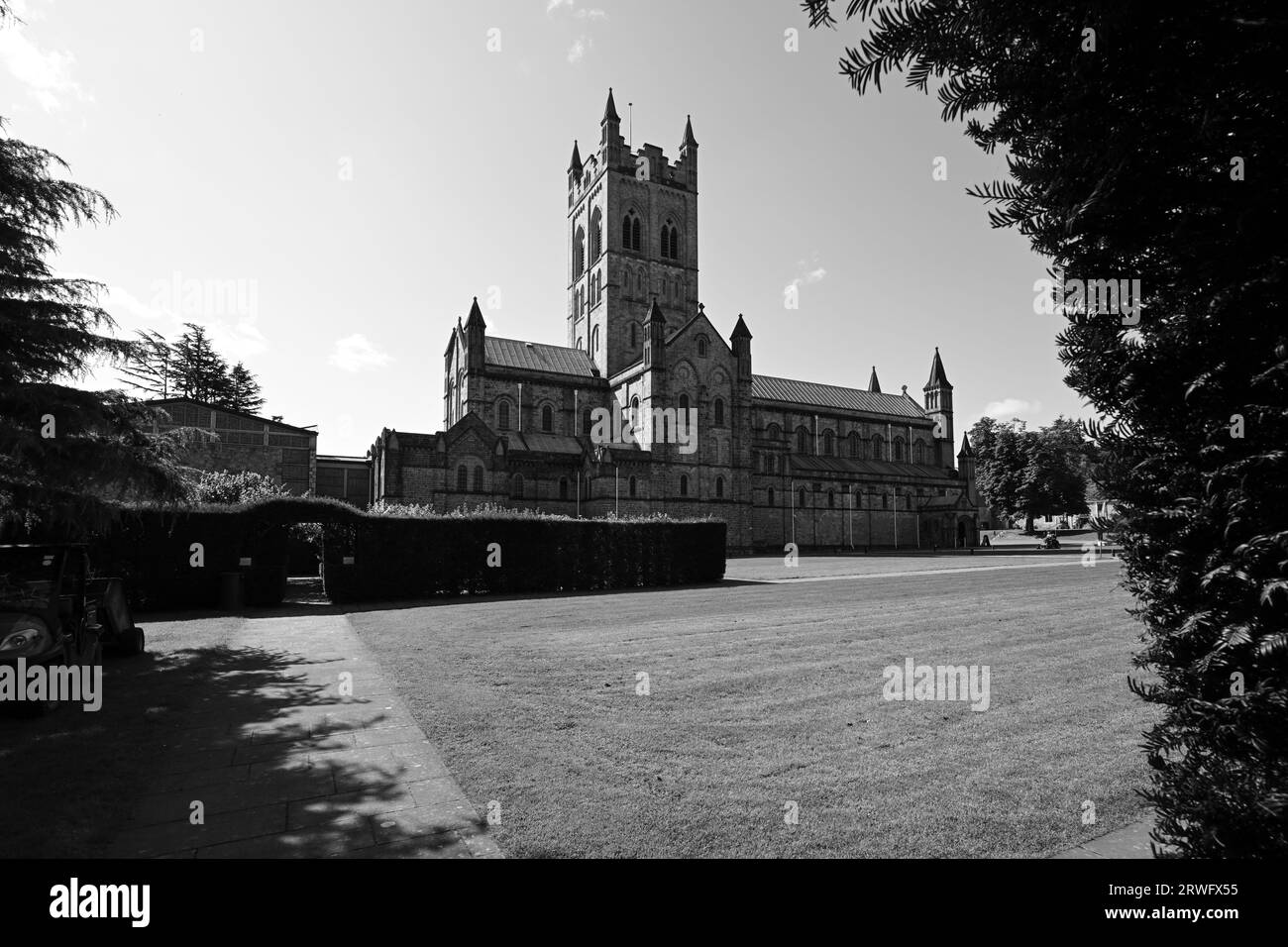 Buckfast abbey Black and White Stock Photos & Images - Alamy